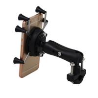 China Anodizing 6 Claws X Claw Motorcycle Phone Mount Anti Skid Phone 8 Use for sale
