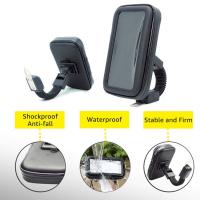 China Morfayer Rear View 6.3inch Motorcycle Phone Holder Waterproof for sale
