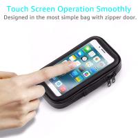 China Morfayer Rear View 6.3inch Motorcycle Phone Holder Waterproof for sale