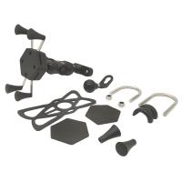 China OEM 6 Sides Long Leg X Claw Motorcycle Phone Mount For Iphone 0.45kg for sale