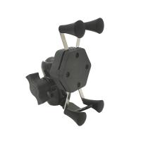 China OEM 6 Sides Long Leg X Claw Motorcycle Phone Mount For Iphone 0.45kg for sale