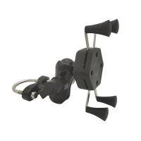 China OEM 6 Sides Long Leg X Claw Motorcycle Phone Mount For Iphone 0.45kg for sale