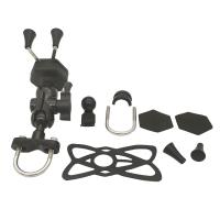 China OEM 6 Sides Long Leg X Claw Motorcycle Phone Mount For Iphone 0.45kg for sale