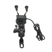 China QC 3.0 18W Motorcycle Cell Phone Mount With Charger RoHS Listed for sale
