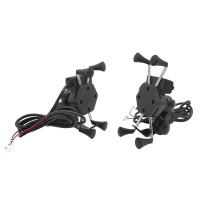 China QC 3.0 18W Motorcycle Cell Phone Mount With Charger RoHS Listed for sale