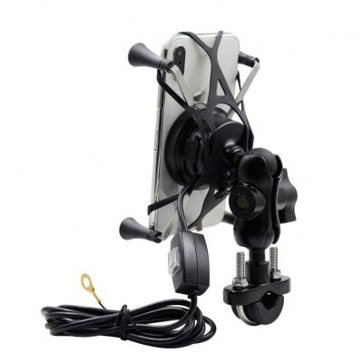 China Universal QC3.0 5W Motorcycle Wireless Charger Mount For Huawei for sale