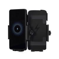 China 10MA Motorcycle Wireless Charger Mount , DC10-32V Iphone 11 Motorcycle Holder for sale