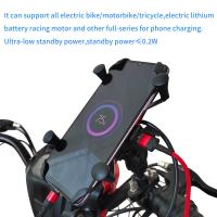 China MORFAYER Dirt Bike Cell Phone Mount , 140cm 12W Bicycle Cell Phone Holder for sale