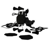 China Wholesale 360 Rotation Mobile Phone Mount Holder Bracket Motorcycle Phone Holder With Usb Charger for sale