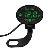 China Wholesale Multifunction  Waterproof 9V-24V Car Motorcycle LED Smart Digital Display Motorcycle Voltmeter Meter for sale