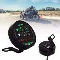 China Wholesale Multifunction Display for Time Temperature LED digital voltmeter Motorcycle Meter for sale