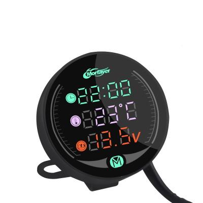 China 8-30v Motorcycle Aftermarket Speedometer , 12w Universal Motorcycle Tachometer for sale
