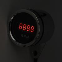 China Round Digital Rpm Gauge , Electrochromism Led Digital Display Tachometer for sale