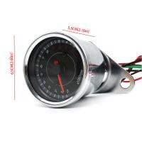 China ROHS 9.7mm Waterproof LED Digital Odometer Motorcycle Universal for sale
