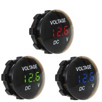China Refit 6-30V Digital  Motorcycle Volt Meter Anti Flame Retardant for sale