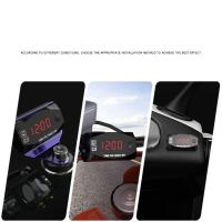 China IP67 Digital Calibrate Led Motorcycle Volt Meter 120cm Wire Length for sale