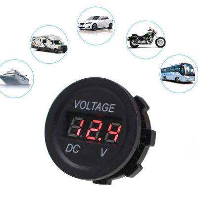 China Waterproof Led Panel Voltmeter , DC6-30V Mini Digital Voltmeter for sale