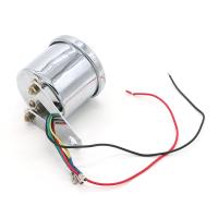 China CE DC 12 Volt Tachometer , Retro Round Digital Motorcycle Speedometer for sale