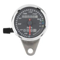 China 0-160km/H 12V Vintage Digital Motorcycle Meter Metal Case OEM Accecpted for sale