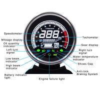 China ROHS DC12V LCD Fuel Motorcycle Meter With 1-6 Gear Display for sale