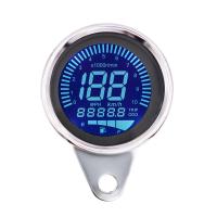 China 4 In 1 100km/H Digital Rpm Gauge , DC12V Motorcycle Digital Tachometer for sale