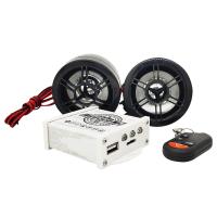 China Manual DC12V 20W Motorcycle MP3 Player With Speakers Morfayer for sale