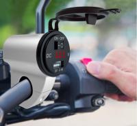 China 5V 2.4A QC 3.0 Waterproof Motorcycle USB Charger OEM For Cell Phone for sale