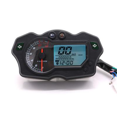 China ABS 12V Lcd Motorcycle Digital Speedometer Modified OEM Accepted for sale