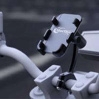 China Rear Mirror Dirt Bike Phone Holder , 5V 2.5A Bmw Motorcycle Phone Mount for sale