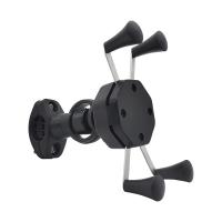 China FCC Handlebar X Claw Motorcycle Phone Mount 360Degree Rotation 0.25KG for sale