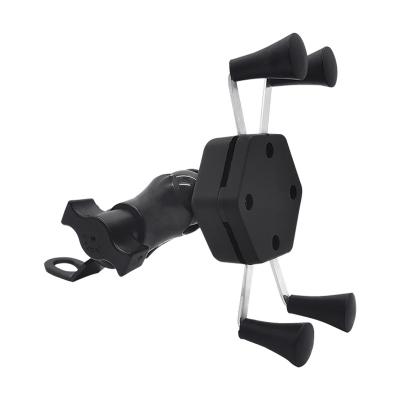 China No Charging 3.5-6.5in X Claw Motorcycle Phone Mount RoHS Listed for sale