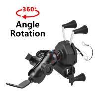 China Waterproof 360degree Motorcycle Wireless Charger Mount 30V-150V for sale