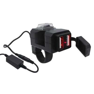 China 5v 3.1a Bmw Motorcycle Usb Adapter , Double Waterproof Usb Port Motorcycle for sale