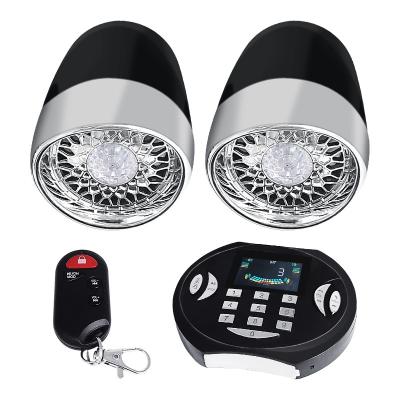 China Anti Theft Alarm Motorbike Music Player , 2 X15W Motorcycle Radio Kit for sale
