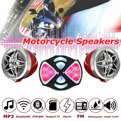 China OEM ODM DC12V Motorcycle MP3 Player 2*15W Power Waterproof for sale