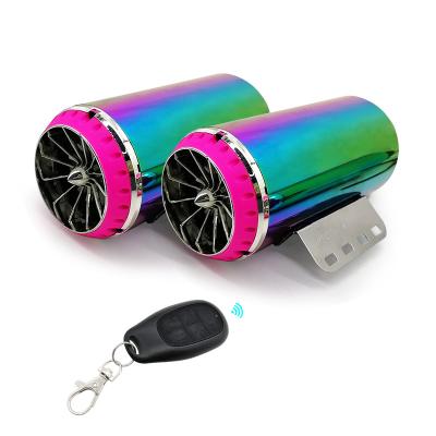 China FM 12V 1.2kg E Bike Audio System , Exhaust Pipe Universal Motorcycle Radio for sale
