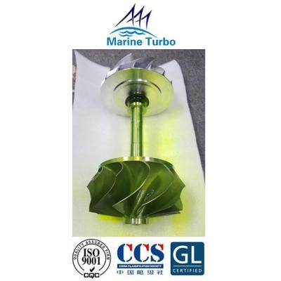China T-RR181 Turbocharger Rotor Assembly for 1800 KW Power Systems with Mixed Flow Turbine Design for sale