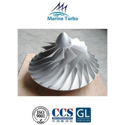 China Heavy Fuel Oil Engine Turbocharger Compressor Wheel for 7.5 MW Power Generation Systems for sale