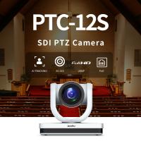 China PTC-12S PoE HDMI 3G-SDI USB 1080P60 HD PTZ Camera 12X Optical Zoom Auto Tracking for Broadcasting for sale