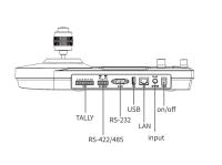 China DAIPU CCU-106 NDI PTZ Joystick Controller RS232 485 422 for Live Streaming Camera for sale