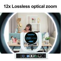 China DAIPU PTC-Q12 4K 12X Optical Zoom PTZ Camera with HDMI USB 3.0 and AI Tracking for sale