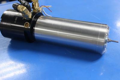 China 0.75KW KLAB160C PCB Drilling Spindle 20,000-160,000 RPM Ø6.35-0.05mm Air Bearing Motor for sale