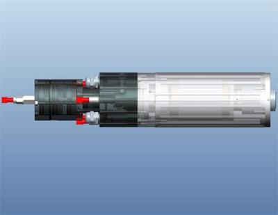 China 3.3kW Water Cooled CNC Milling Spindle Ball Bearing 40000 RPM Ø80mm for Precision Machining for sale
