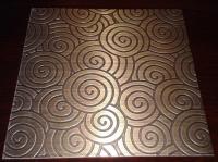 China 430 439 443 0.3mm Stainless Steel Sheet Spiral Printing Decorative Coil for sale