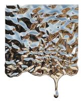 China POSCO 304 316L 0.6mm Water Ripple Stainless Steel Sheet PVD Coated Mirror Stamped Decorative for sale
