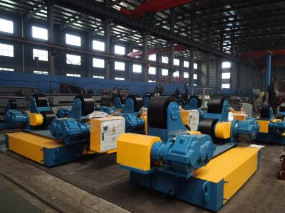 China Variable Speed 100T Self Aligned Welding Rotator With Optional Welding Positioner for sale