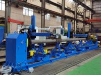 China VFD TWB40 Pipe Welding Positioner With 3 Jaw Chuck And Dual Support Rollers for sale