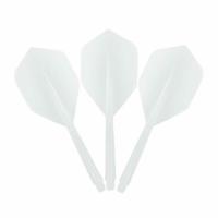 China Lntegrated Flights Nylon Material Beginner Friendly Soft Unbreakable Dart Flights 2BA Standard Flights Transparent for sale