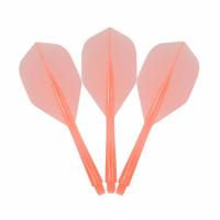 China Lntegrated Flights Nylon Material Beginner Friendly Soft Unbreakable Dart Flights 2BA Standard Flights Transparent for sale