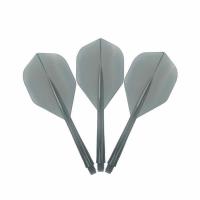China Lntegrated Flights Nylon Material Beginner Friendly Soft Unbreakable Dart Flights 2BA Standard Flights Transparent for sale
